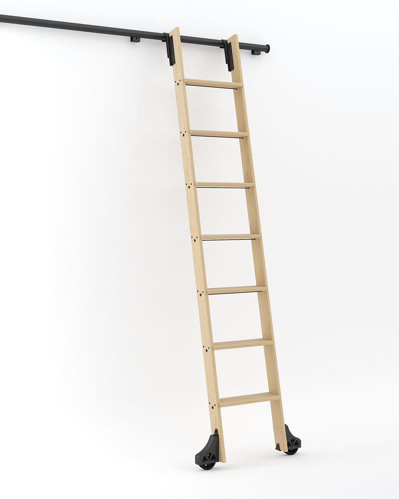 Putnam Library Ladder Rolling Library Ladders Stay On Trend For
